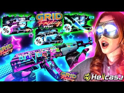 GRID FRIDAY EVENT CASES OPENING ON HELLCASE !! ! !! HELLCASE PROMO CODE 2025 ! Hellcase 2025
