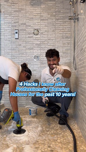 2.2M views · 40K reactions | 4 cleaning hacks I wish I knew when I first started cleaning houses professionally Tools and products linked in my bio  #deepcleaning #cleaningservice #cleaninghacks #instaclean | Edge Cleaning Service | Facebook