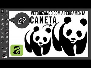 Como Vetorizar Imagens no Affinity Usando a Ferramenta Caneta