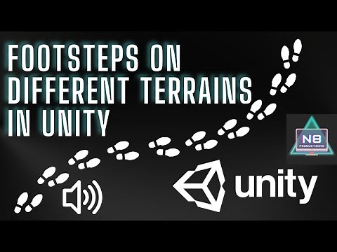 FOOTSTEPS IN UNITY ON DIFFERENT TERRAINS [2023, UNITY]