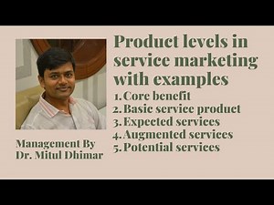 Product levels in service marketing (5 levels) / The Customer-Value Hierarchy
