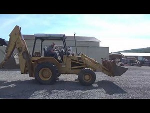 1988 JCB 1400B Turbo Backhoe Loader 4X4 4 Cylinder Turbo Diesel 24" Bucket For Sale Cheep Works!!!
