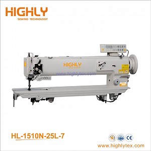 [Hot Item] Long Arm Computerized Single Needle Compound Feed Sewing Machine with Auto Trimming