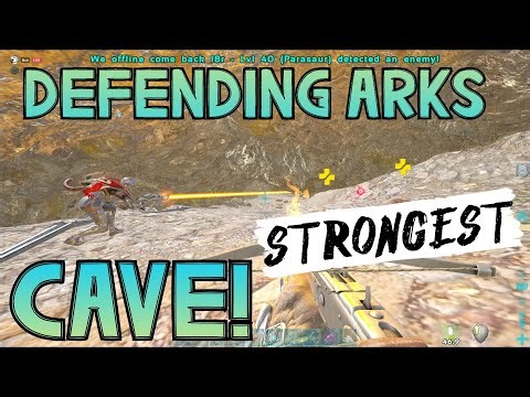 ARK Small Tribes - Defending ARK's Best Cave! This Base Is A Loot Farm!