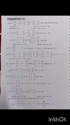 class 12 mathematics chapter 3 matrix pyq questions