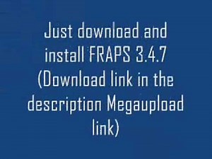 Fraps 3.4.7 Full Unlocked