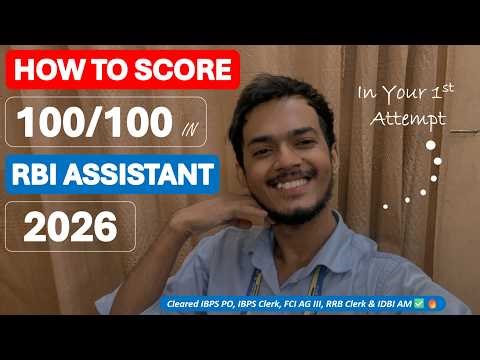 Clear RBI Assistant in First Attempt | ❌Don't Over Plan It!