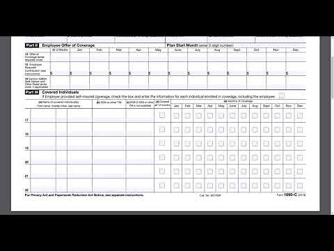 2 Minute Tax Topics - Form 1095-C Health Insurance Coverage