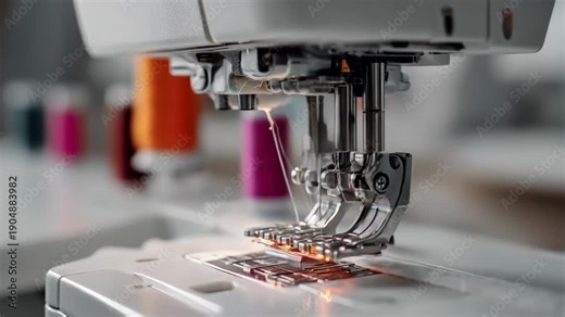 Finetuning the tension and threading components of an advanced electronic sewing machine to prevent thread breakage.