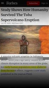 Toba Jwalamukhi 😱बस कुछ लोग ही बचे! #shortsfeed #shorts #history #shortvideo