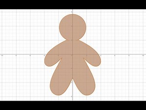 Desmos Gingerbread Man Graphing Tutorial (Part 2 - Coloring)