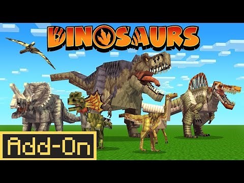 THE BEST DINOSAUR MOD FOR MINECRAFT PE! 🦖 1.21+
