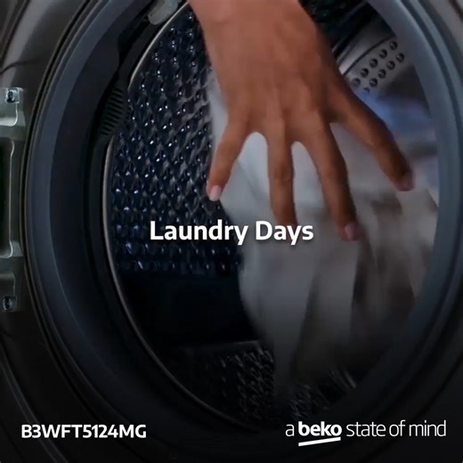 420K views · 1.2K reactions | 12kg machine that gives a new meaning to ‘clean’. Equipped with SteamCure technology, 15 programs and a Pro Smart Inverter Motor that silently gives your clothes that brand-new feeling. #Laundry #SteamCure #ABekoStateOfMind | Beko | Facebook