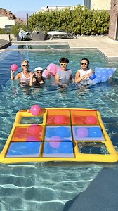 1.3M views · 7.9K reactions | Tic Tac Toe Splashdown Challenge  The family plays Tic Tac Toe in the swimming pool with beach balls and an inflatable grid. #tictactoe #familygames #teamfamily #fblifestyle | The Tus House | Facebook
