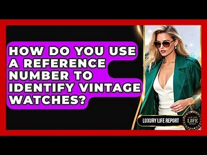 How Do You Use A Reference Number To Identify Vintage Watches? - Luxury Life Report
