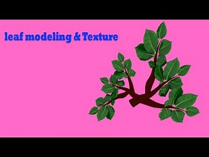 How to Create leaf modeling UV Mapping in Maya 2024