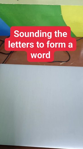 Forming a word is so simple if a child had mastered the sounds of the letters of the alphabet. #reelsfb #teaching #earlylearning #lettersounds #sound #reading | Teacher Sheila's Corner