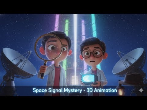 Young Detective Solves Space Mystery | 3D Animation | Kids Science Adventure