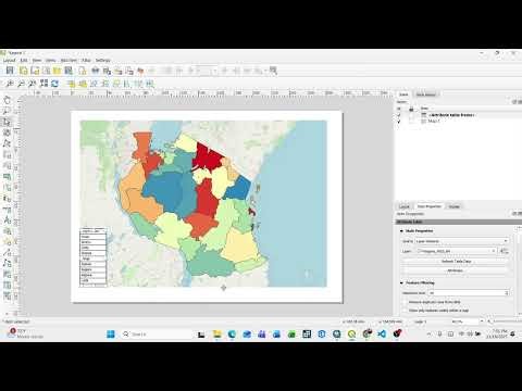 How to add attribute table in layout or exporting map in QGIS