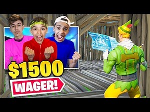 Intense $1,500 Fortnite Box Fight Wager Against Brothers!