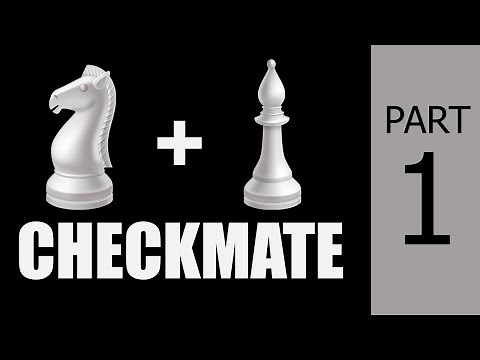 Checkmate with Knight & Bishop #1: Chess Endgame Strategy, Moves & Tricks to Win Fast | Puzzle