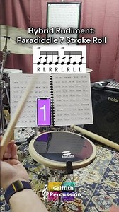 Paradiddle 7 Stroke Roll - Hybrid Rudiments
