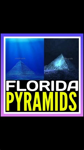 Forbidden truth on Instagram: "🔴 Pyramids discovered off the coast of Florida 🔺 Two gigantic crystal pyramid have been verified by American and French scientists in the Bermuda Triangle near Florida. 🔺 "With the use of sonar, oceanographer Dr. Meyer Verlag discovered giant glass pyramids at a depth of two-thousand meters. The use of other devices have allowed scientists to determine that these glass giants are both made of a crystal-like substance, and are nearly 3 times larger than the pyram