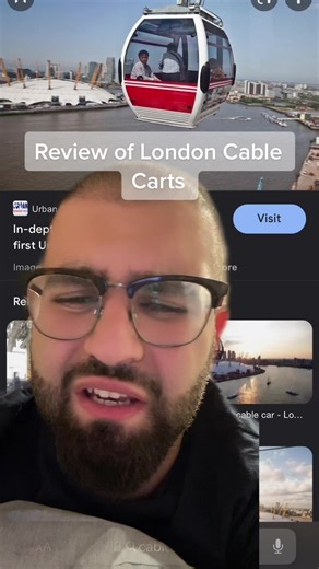 Honest Review of London Cable Carts - O2 Arena to North Greenwich