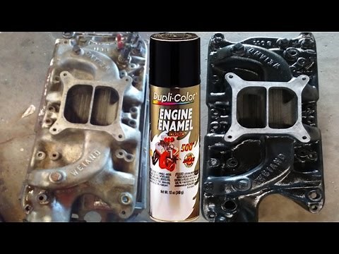 Painting Intake Manifold With Dupli-Color® Engine Enamel