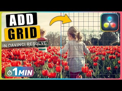 How to Add a GRID to Video in Davinci Resolve