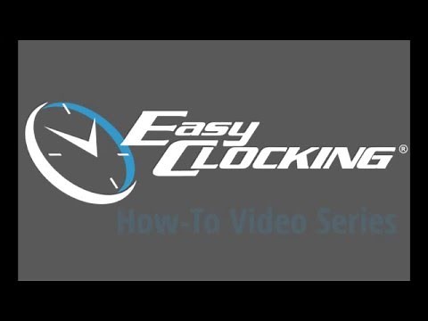 Easy Clocking Time & Attendance Software How To Video Series: Granting Access to Employee Portal