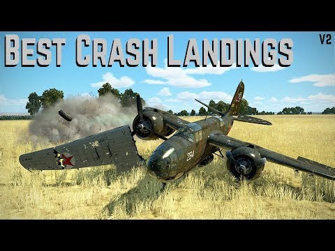 Greatest Crash Landing Compilation V2 - Realistic Flight Simulator IL-2 Sturmovik BoS