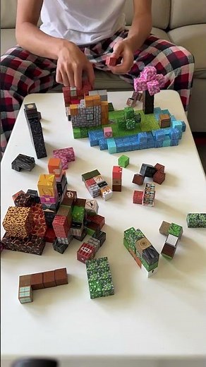 Building a Minecraft World in Real Life 🧱🌍 IRL Minecraft Build!