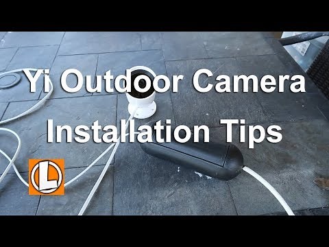 Yi Outdoor Security Camera Installation Tips | Extending The Power Cable