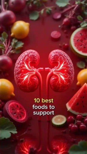 10 Best Foods to Support Kidney Health & Natural Detox Naturally#kidneydetox #kidneyhealth