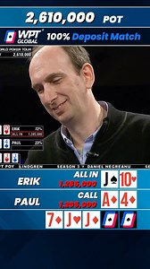 “FLUSH Draw Wins 2,610,000 Pot at WPT Final Table🎉 - 🎥 All rights and credits reserved to the respective owner(s) ✨ - #poker #pokerstars #pokerstarslive #livepoker #pokerface #pokertv #pokergame #pokerplayer #pokerprofessional #texasholdem #pokerhands | Poker