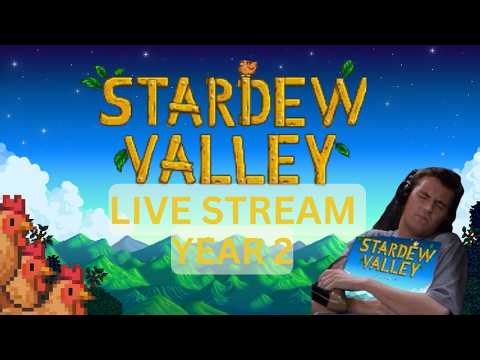 "LIVE - Fall Year 2 FALL in Stardew Valley! 🔴"
