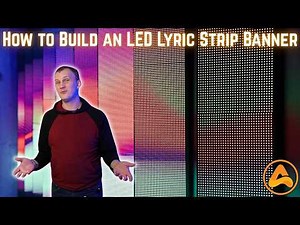 How to Build an LED Lyric Strip Banner (And Why!)