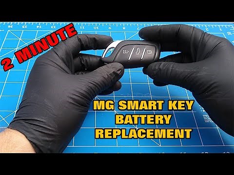 MG HS ZS Smart Key Battery Replacement Procedure - No Tools Easy
