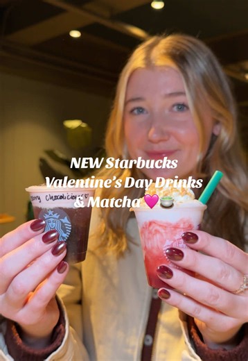 Nuevas Bebidas de Starbucks para el Día de San Valentín