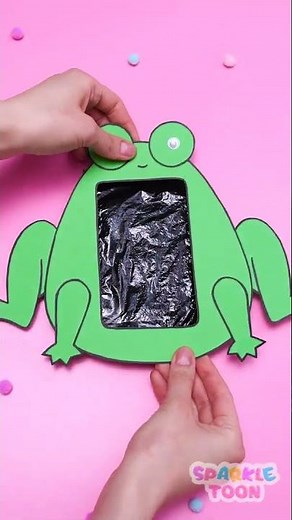 Yay 😁 CREATE Your Own FUN DIY Animal Drawing Board for KIDS! 🐸🎨 #Kids #Shorts