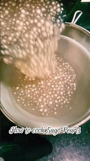 Easy way to cook Sago Pearls 🥰 #yummy #satisfying #asmr #asmrsounds #sago #bobapearls