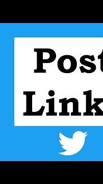 How To Post Links In A Tweet Twitter App