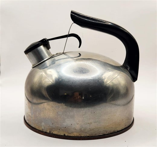 Vintage Revere Ware 1801 Whistling Tea Pot With Copper Bottom Double Circle 1.5 Quart - Etsy