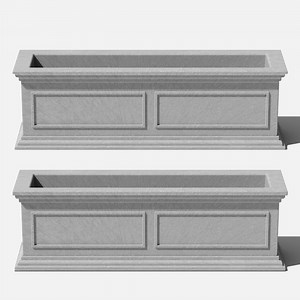 Veradek Brixton Window Box 36" Plastic Planter 2-Pack Gray - Walmart.com