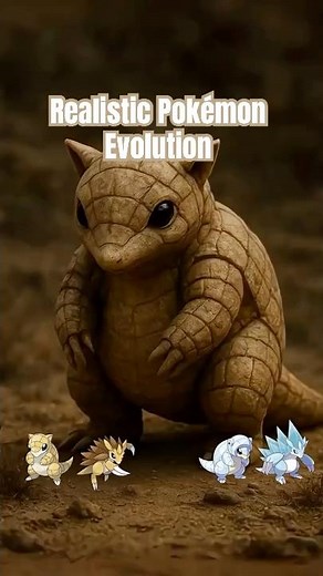 Realistic Pokémon Evolution | Pokédex No.027~028 ❄️🪨 (Sandshrew Line + Alolan Form)