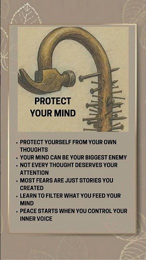 PROTECT YOUR MIND #tricks #psychology #quotes #selfimprovement #shorts #motivation #viral #life #fyp