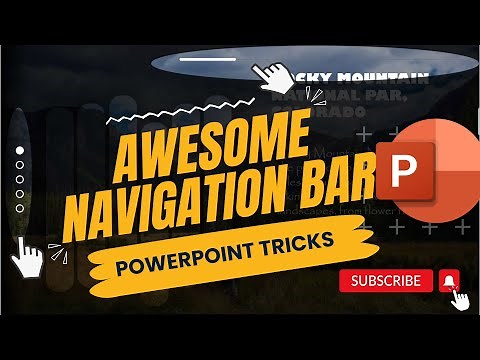 Create a Navigation Bar in Just 2 mins | PowerPoint Tricks