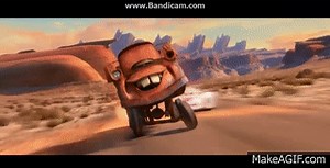 Cars 2 Final Race at Radiator Springs! on Make a GIF
