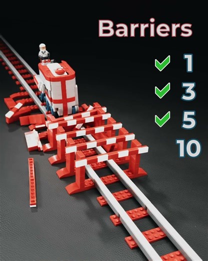 Train VS Barriers - LEGO Experiments and Ideas